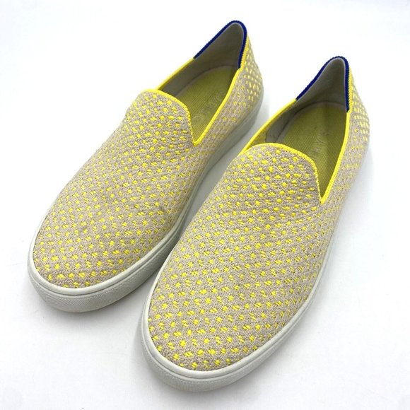 Rothy’s | Shoes | Rothys Lemon Yellow Honeycomb The Sneaker Washable ...